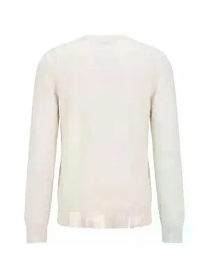 BOSS Silk Sweater With Jacquard Pattern