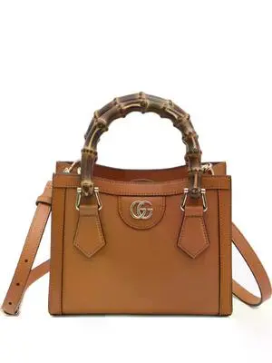 Gucci Diana Bamboo-handle Tote Bag - Brown