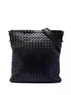 Bottega Veneta 2012-2026 Nappa Intrecciato Vn Crossbody Bag - Black