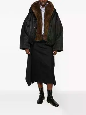JUUN.J Faux-fur Trim Hooded Jacket