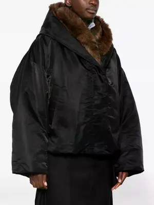 JUUN.J Faux-fur Trim Hooded Jacket