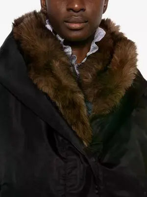 JUUN.J Faux-fur Trim Hooded Jacket