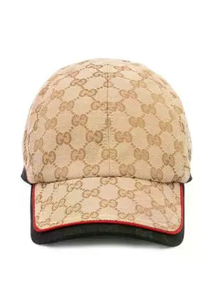 Gucci Gg Supreme Baseball Cap - Neutrals