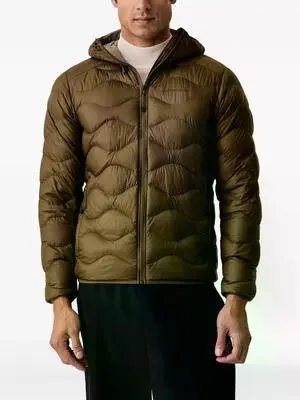 PEAK PERFORMANCE Helium Quilted Hooded Jacket - Green