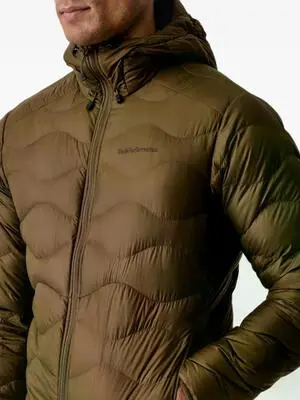 PEAK PERFORMANCE Helium Quilted Hooded Jacket - Green