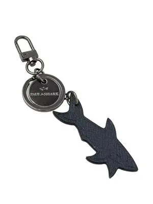 Paul & Shark Shark-pendant Keyring - Blue