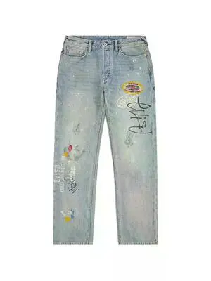 EVISU Fortune Hand-painted Jeans