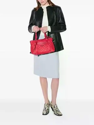 Mz Wallace Small Park Quilted Leather Tote Bag - Red