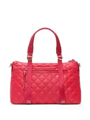 Mz Wallace Small Park Quilted Leather Tote Bag - Red