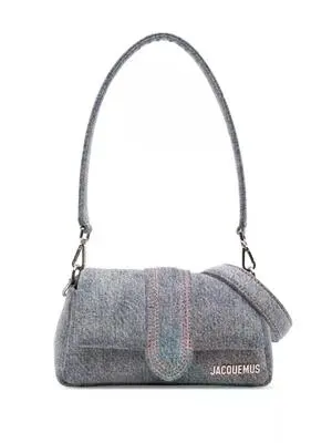 Jacquemus 2000-2026 Small Padded Denim Le Bambimou Satchel - Blue