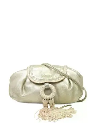 Loewe 2000-2010 Mini Metallic Nappa Tassel Crossbody Bag - Gold