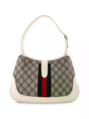 Gucci Jackie 1961 Gg Coated Canvas Small Hobo Bag