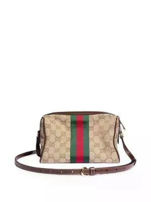 Gucci Horsebit Web Small Camera Bag - Neutrals