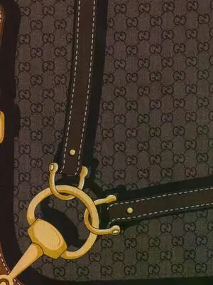 Gucci Horsebit Belt-print Scarf