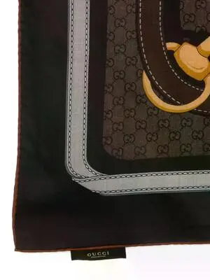 Gucci Horsebit Belt-print Scarf