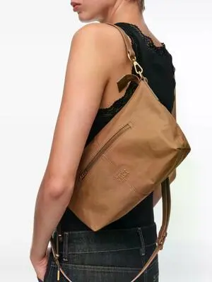 Bimba Y Lola Large Light Brown Cotton Madrid Bag
