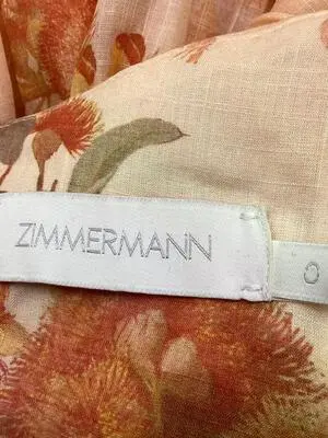 Zimmermann Cascadian Strapless Midi Dress