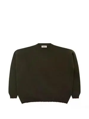 DIOMENE Crew-neck Long-sleeve Sweater - Green