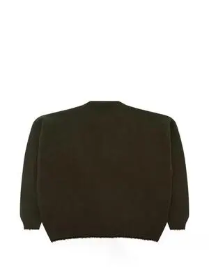 DIOMENE Crew-neck Long-sleeve Sweater - Green