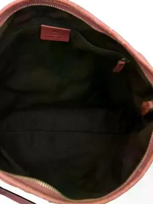 Gucci 2000-2015 Gg Suede Abbey D Ring Crossbody Bag