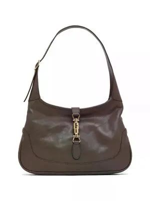 Gucci Jackie 1961 Grainy Leather Shoulder Bag - Brown