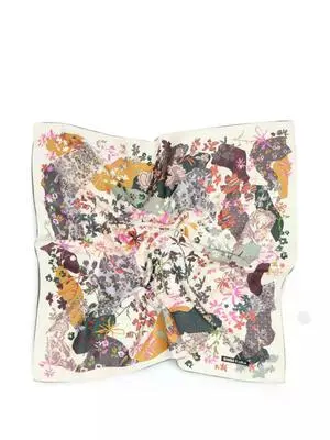 Bimba Y Lola Floral Fragments Scarf Charm
