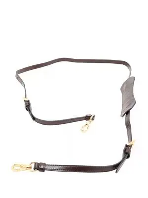 Prada 2013-2026 Mini Glossy Calfskin Bonnie Handbag Satchel - Brown