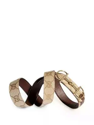 Gucci Gg Horsebit Belt