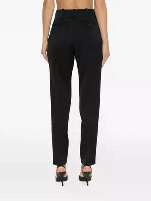 Balmain Pleated Wool Trousers
