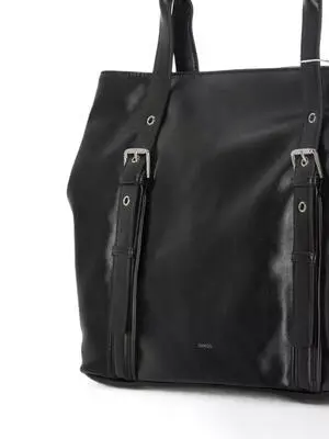 STAND OIL Buckle-detail Tote Bag - Black