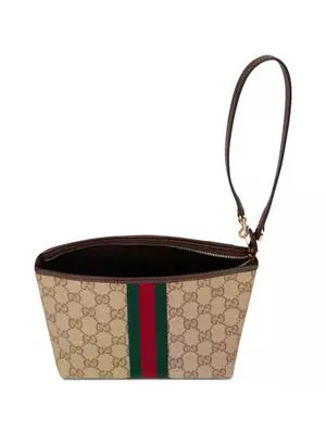 Gucci Small Pouch With Strap And Web