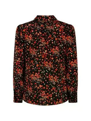 Gucci Printed Silk Shirt - Black