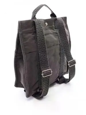 Hermès 2000-2026 Canvas Herline Mm Backpack - Grey