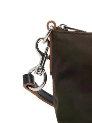 Bimba Y Lola Small Dark Coated Crossbody Bag