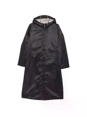 K-WAY Oller Faux-fur Hooded Coat - Black