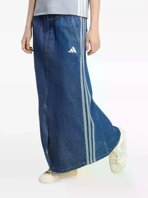 Adidas Stadium Washed Denim Skirt - Blue