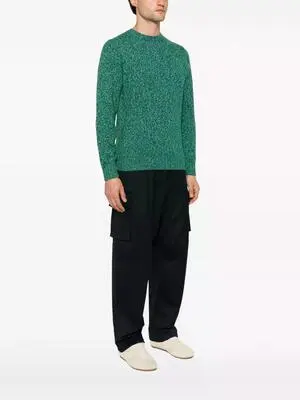 FILIPPO DE LAURENTIIS Marl-knit Crew-neck Sweater