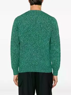 FILIPPO DE LAURENTIIS Marl-knit Crew-neck Sweater