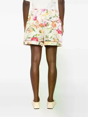 Kenzo Floral-print Pocket Shorts