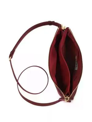 Bimba Y Lola Small Burgundy Coated Clutch Bag
