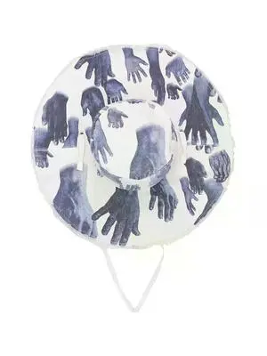 DENIM TEARS Hand-printed Sun Hat