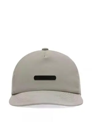 Fear Of God 5 Panel Logo-plaque Cap - Grey