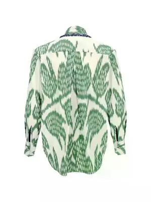 PUNICANA Patterned Fringed-collar Shirt