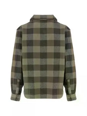 Amiri Check Logo-plaque Shirt