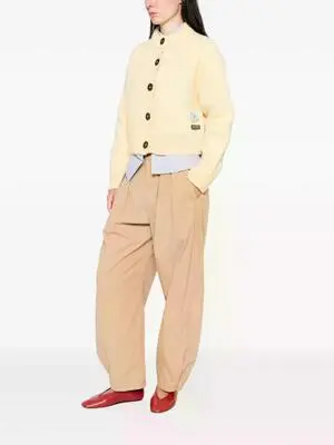 B.B. WALACE Cropped Button-up Cardigan
