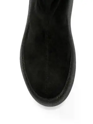 VIC MATIE Suede-finish Platform Ankle Boots