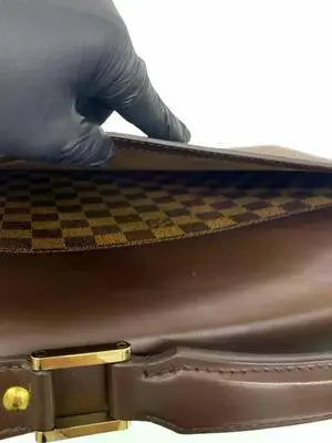 LOUIS VUITTON 2003 Damier Ebene Altona Pm Business Bag