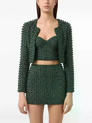 Philipp Plein Sequin-embellished Bolero Jacket