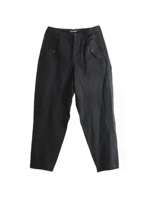 CASEY CASEY Pleated-detail Button-flap Trousers