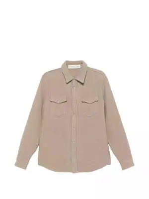 GOD'S TRUE CASHMERE Waffle-knit Shirt